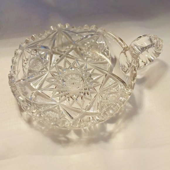 Source Unknown | Kitchen | Elegant Crystal Cut Glass Dish | Poshmark
